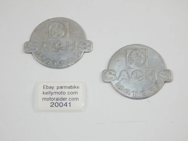 1960'S SACHS MOTORI Serbatoio Distintivo Alluminio Inserto Boondocker ...