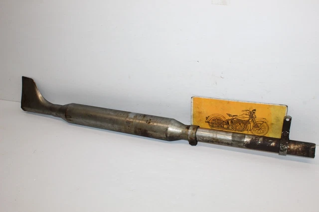 HARLEY KNUCKLEHEAD PANHEAD Shovelhead Exhaust Fishtail Muffler Pipe ...