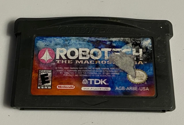 ROBOTECH THE MACROSS Saga - Nintendo Gameboy Advance (GBA) - D'OCCASION ...