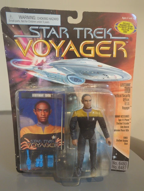 PLAYMATES STAR TREK Voyager Lieutenant Tuvok Action Figure £37.99 ...