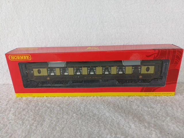HORNBY OO GAUGE R4419 PULLMAN BROWN/CRM 3RD CLASS PARLOUR CAR #294 With ...