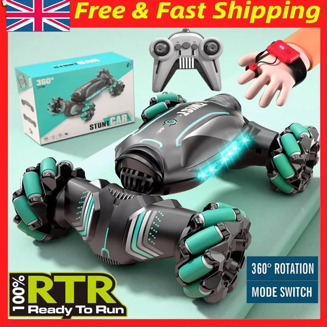 4WD RC STUNT Car 360° Hand Gesture Sensing Off-Road Car Gift Remote ...