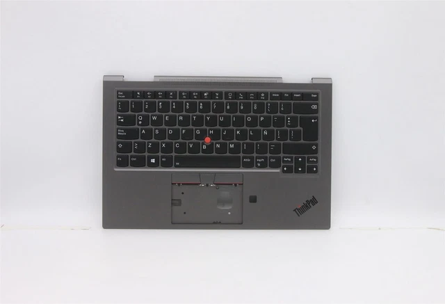LENOVO THINKPAD X1 5th Gen Keyboard Palmrest Top Cover Spanish LA ...