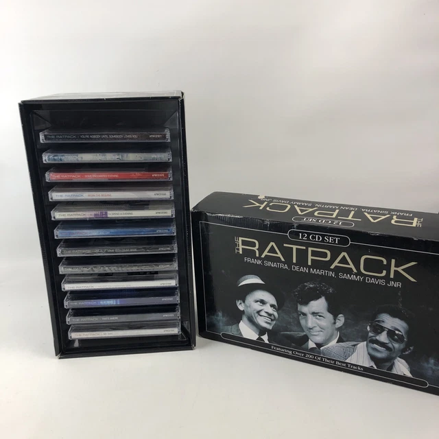 THE RAT PACK 12 CD Box Set Sinatra Martin Davis JNR 8 Sealed 4 Opened ...