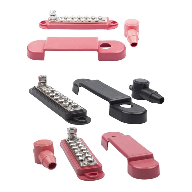 BUSBAR BLOCK 12 Terminal Terminal Block Bus Bar Connector for Marine ...