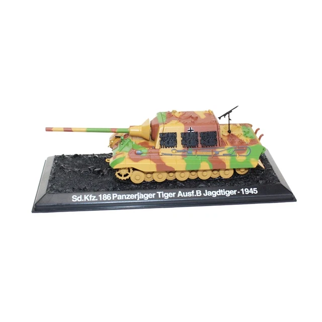1:72 WWII GERMAN Jagdtiger Hunting Tiger Tank 1945 Model Ornament Gift ...