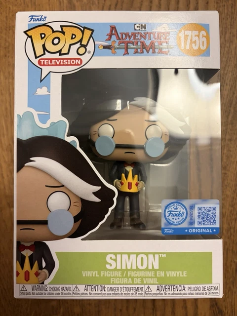 FUNKO POP SIMON 1756 Adventure Time Fionna & Cake Animation W Protector ...