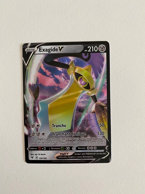 CARTE POKÉMON EXAGIDE V 126/185 EB4 Voltage Eclatant NEUVE Fr EUR 9,00 ...