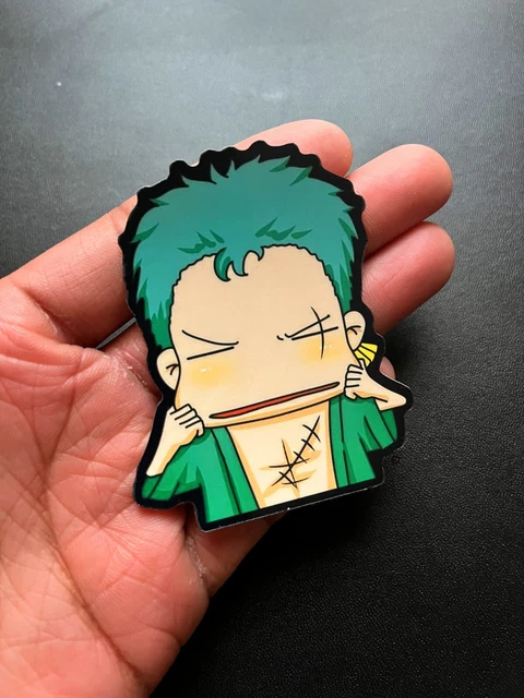 CUTE CHIBI ZORO One Piece Anime Vinyl Sticker - Collect them all! $3.80 ...