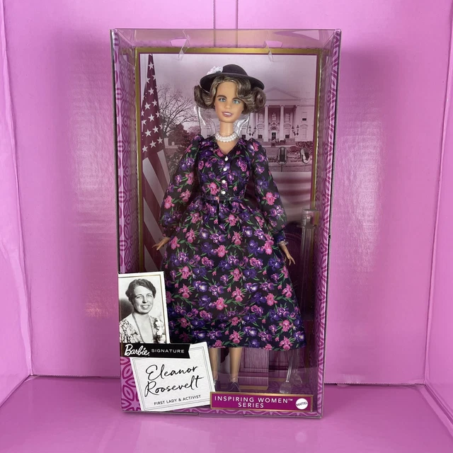 BARBIE INSPIRING WOMEN Series Doll Eleanor Roosevelt Signature Curvy ...