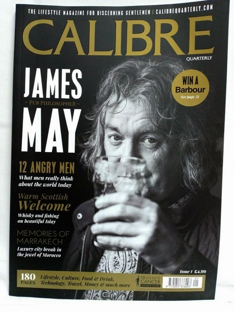 CALIBRE LIFESTYLE QUARTERLY Magazine. New. James May. Mens Mag. ISSUE ...
