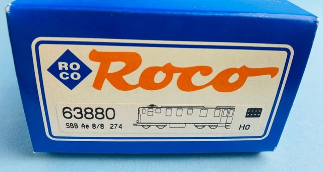 ROCO 'HO' SCALE 63880 Sbb Ae 8/8 274 Articulated Emu Brown Livery Boxed ...