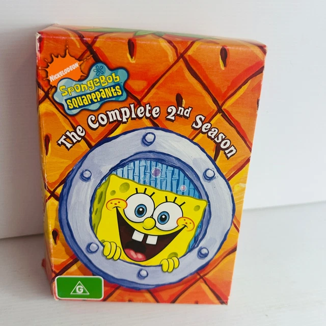 SPONGEBOB SQUAREPANTS THE Complete 2nd Season DVD 3-Disc 1 2 3 Boxset £ ...