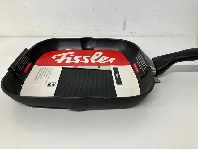 FISSLER CLASSIC NON-STICK Square Grill Pan 28cm Black - H016 $29.94 ...