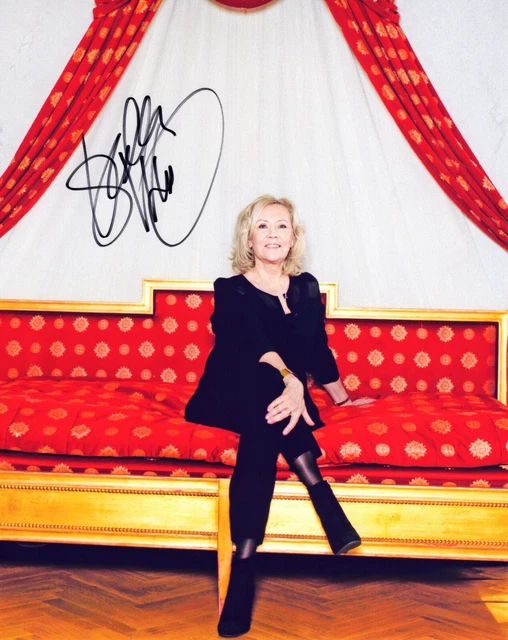 SIGNED PHOTO OF Agnetha Faltskog 10"x8" with Certificate of ...
