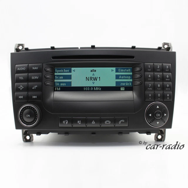 GENUINE MERCEDES W203 Radio Audio 50 APS BE6091 CD S203 CL203 C-Class ...
