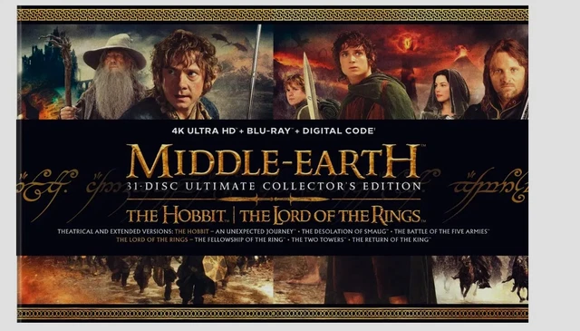 MIDDLE-EARTH 6 FILM Ultimate Collector's Edition [4K+Blu-ray+Digital ...