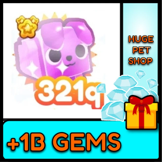 | PET SIMULATOR X | SHINY Dark Matter Mythical Hot Dog + 1B Gem Gift £1 ...