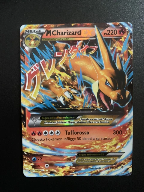 POKÉMON CARTA M Charizard Ex Fuoco Infernale Full Art ITA ITALIANO 13/106 EUR 39,90 - PicClick IT