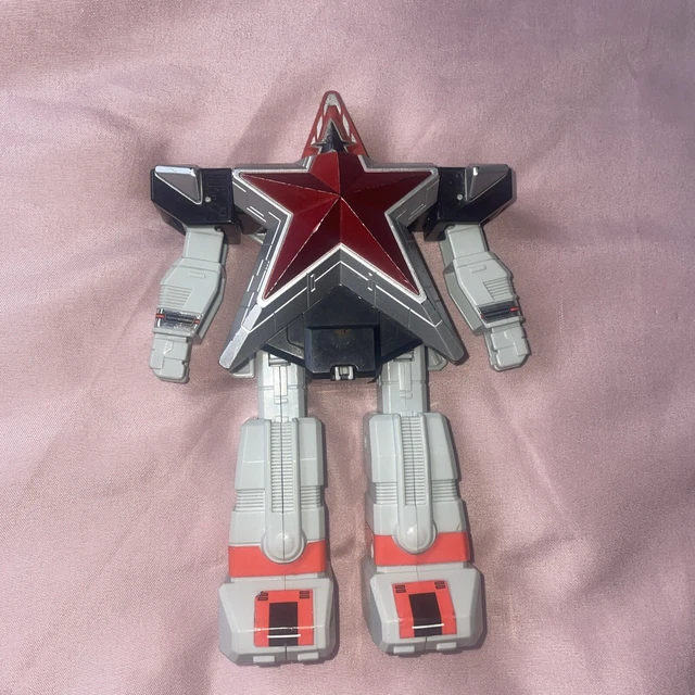 POWER RANGERS SUPER Zeo Megazord Red Star Zord 1996 Bandai Red Ranger ...