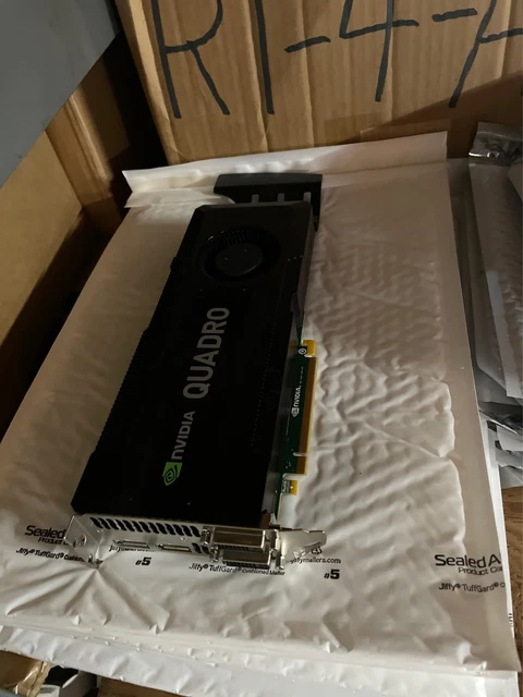 DELL NVIDIA QUADRO K5000 PCIe 2.0 x16 4GB GDDR5 Graphics Card RCFKT $63 ...