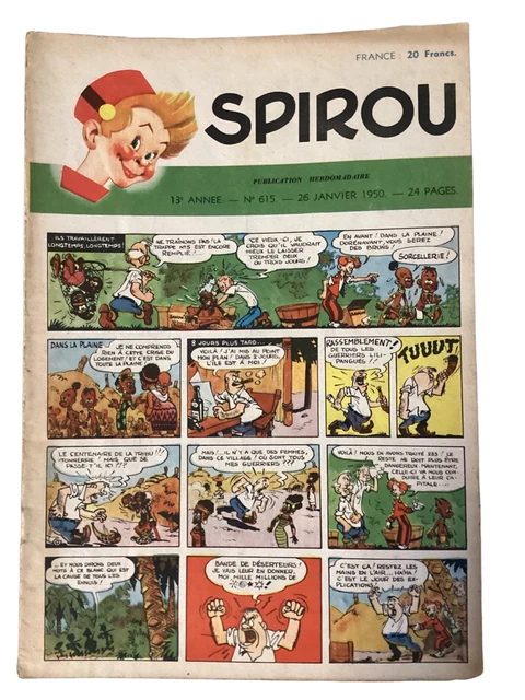 ANCIENNE REVUE SPIROU Vintage Bande Dessinée Livre Pas Lucky Luke Astérix 1948 EUR 4,00 ...