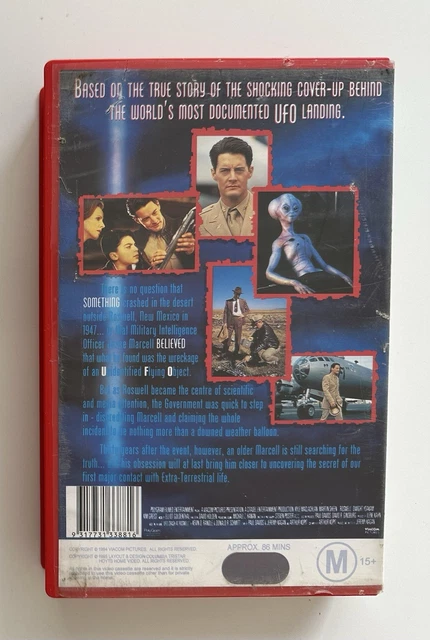 INCIDENT AT ROSWELL [VHS] First Release Big Box Ex-Rental Video Tape ...