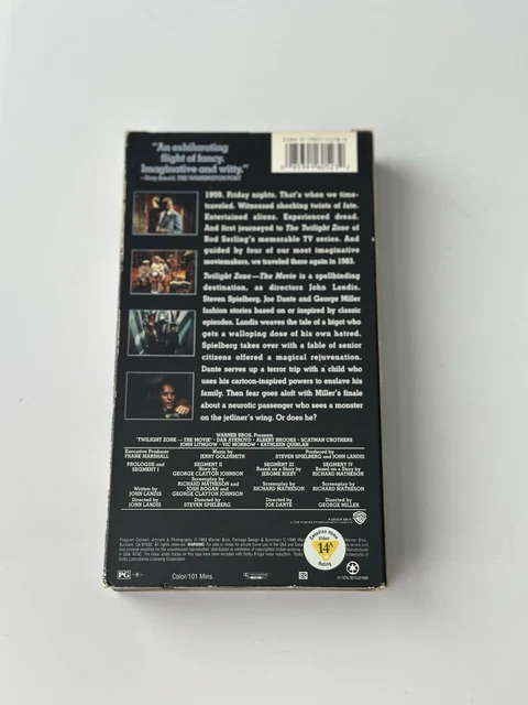 TWILIGHT ZONE: THE Movie (VHS, 1983) Pre-Owned Vintage Horror ...
