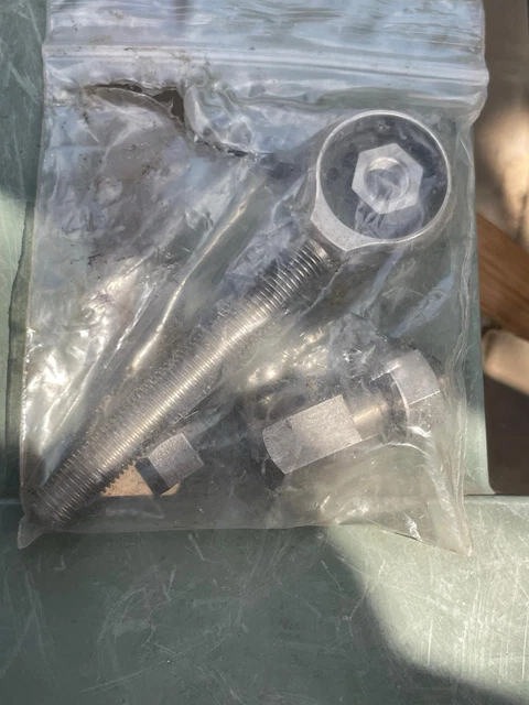 TRIUMPH PRE-UNIT NOS Gearbox Adjuster Set Complete As Shown, Stainless ...