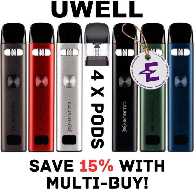 UWELL CALIBURN G3 Vape Pod Kit 900mAh Mod 25w ecig Pen | Replacement ...