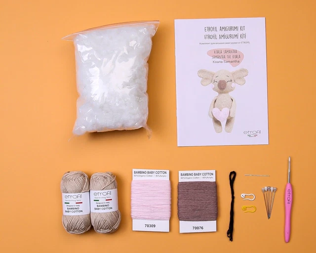 KIT ETROFİL AMİGURUMİ, personnages d'animaux au crochet super adorables ...