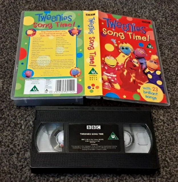 TWEENIES SONG TIME Bbc Video Milo Jake Bella Pal Vhs Video Kids ...