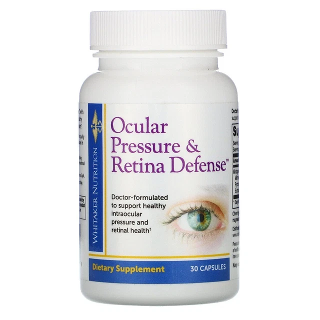 DR. WHITAKER OCULAR Pressure Retina Defense Supplement Intraocular ...