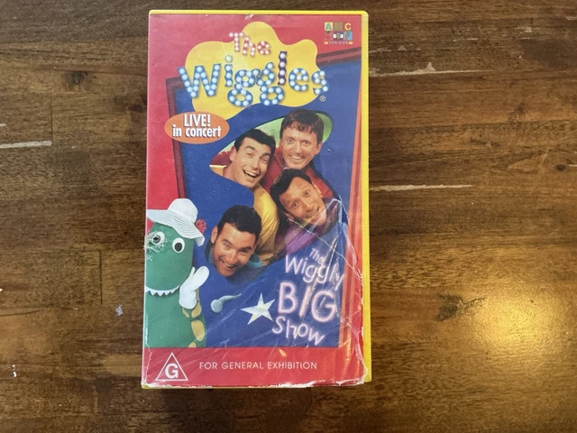 ABC THE WIGGLES Live In Concert The Wiggly Big Show (G, VHS, 1999) Pre ...