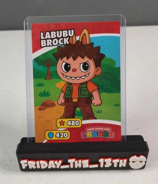 LABUBU BROCK POKEMON Labubu Cards Trading Game Card Peru US Seller MINT ...