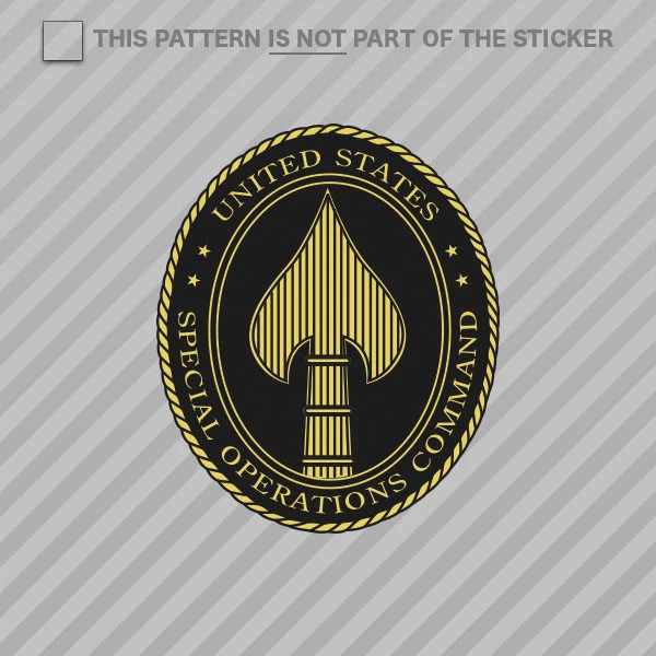 US JOINT SPECIAL Operations Command Sticker Self Adhesive Vinyl USSOCOM ...