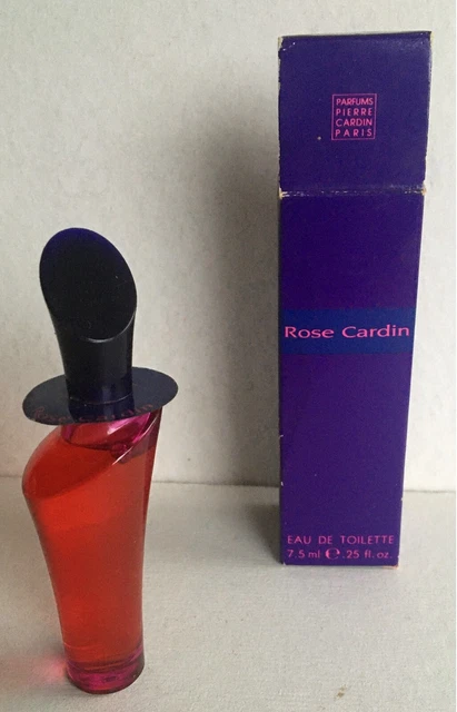 MINIATURE DE PARFUM Rose Cardin de Pierre Cardin (EDT) 7,5ml plein avec ...