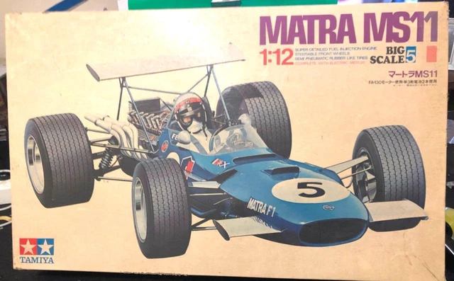 TAMIYA 1:12 SCALE 1968 F1 MATRA MS11 STEWART / BELTOISE *MOTORIZED* MODEL KIT £78.00 - PicClick UK
