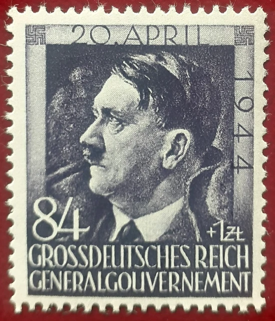 BRIEFMARKE DEUTSCHES REICH Großdeutsches Reich 55. Geburtstag Adolf Hitler 1 EUR 1,50 - PicClick DE