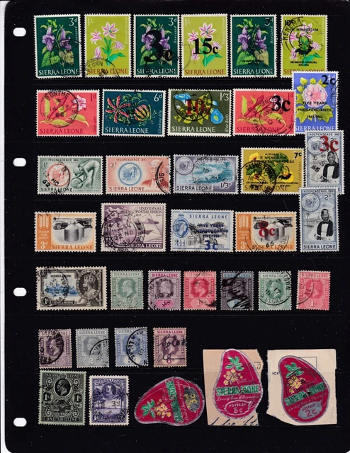 SIERRA LEONE KING Edward Vii Onwards Used Collection £4.29 - PicClick UK