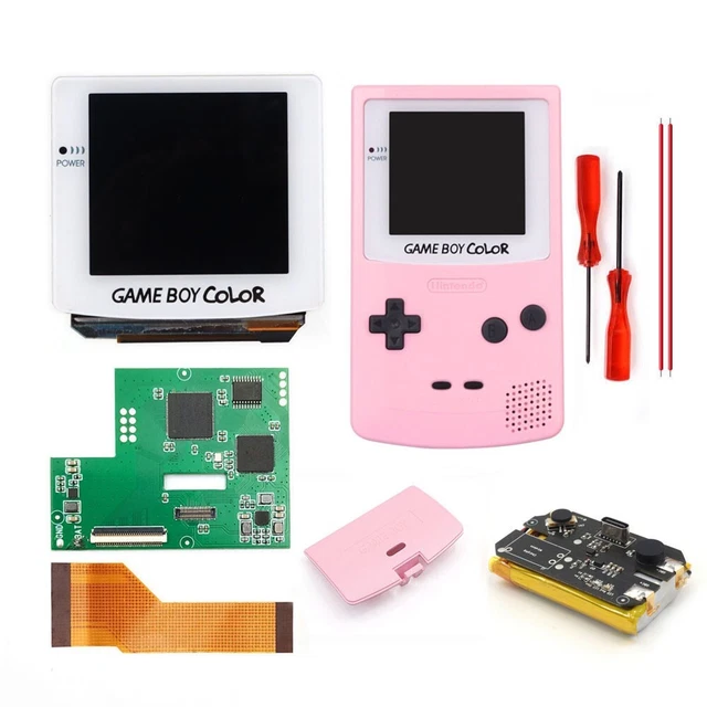 RECHARGEABLE AMOLED OLED Touch Screen Battery Kit For Game Boy Color ...