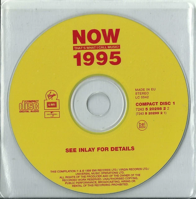 NOW! 1995 NOW That's What I Call Music! 1995: The Millennium Series Eu ...