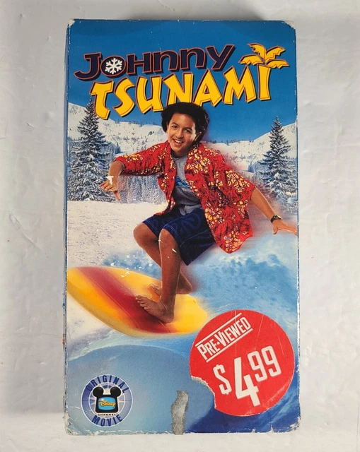 JOHNNY TSUNAMI VHS Disney Channel DCOM film original rare vidéo ...