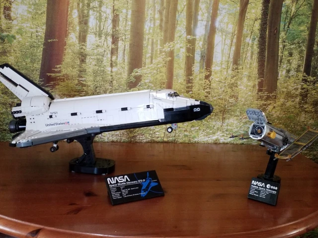 LEGO ICONS SPACE Shuttle Discovery and Hubble Space Telescope £78.68 ...