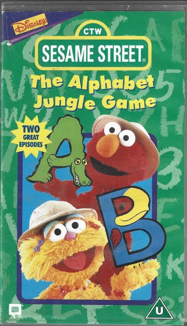 SESAME STREET ~ THE ALPHABET JUNGLE GAME ~ PAL REGION VHS 99p EUR 1,15 ...