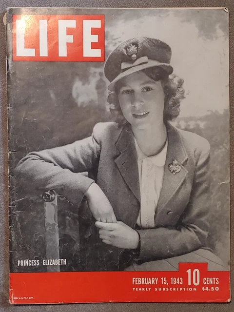 LIFE MAGAZINE PRINCESS Elizabeth Future Queen Elizabeth II February 15 ...