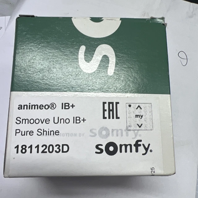 SOMFY SMOOVE UNO IB+ Pure shine weiß Steuerung für Rolläden und ...