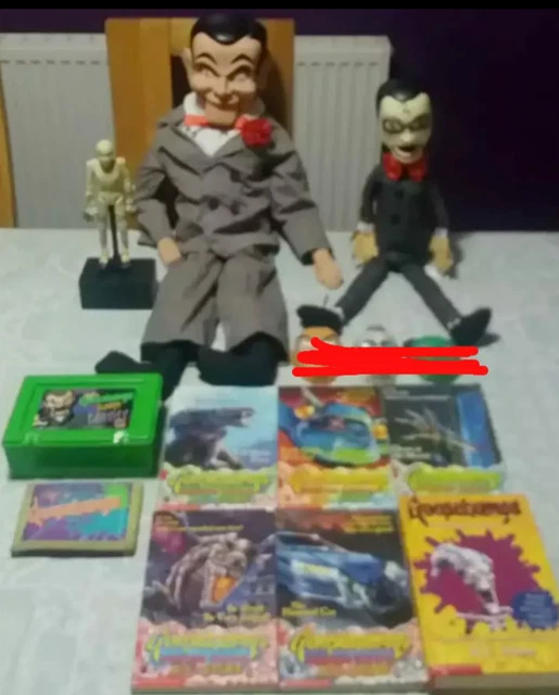 GOOSEBUMPS SLAPPY Ventriloquist Dummy Doll,Wallet,Lunch Box,Curly ...