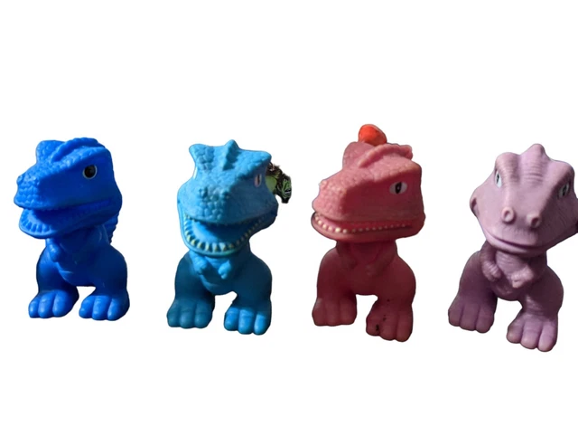 GON THE DINOSAUR Bandai Toy Set of 8 Rotoscope Figures / Gi-Go Toys Lot ...