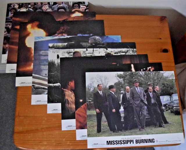 MISSISSIPPI BURNING-GENE HACKMAN - Set of 8 Rare Original UK Printed ...